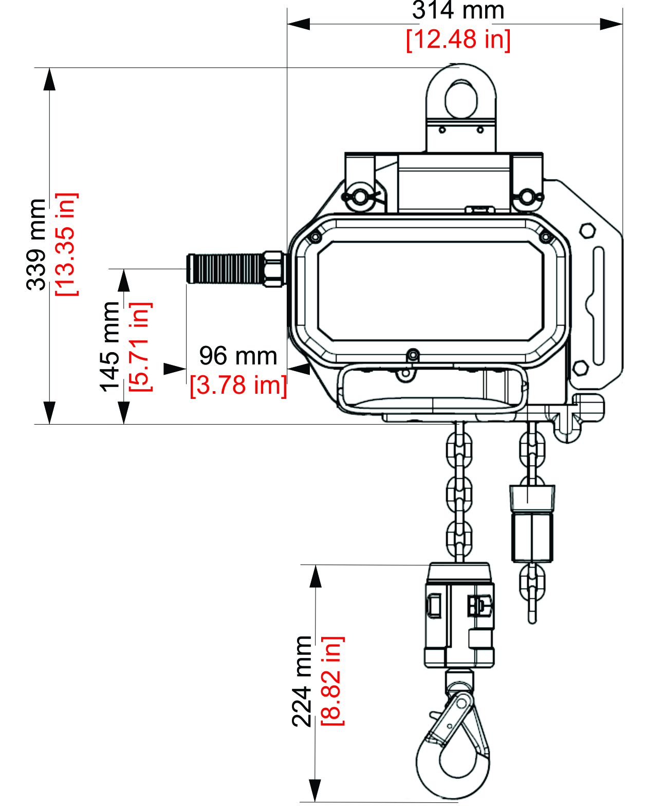 Kinesys Apex Hoist 500 Spec Sheet